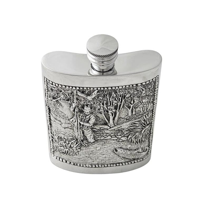 English Pewter 6 oz. Kidney Shaped Flask – Kevin's Fine Outdoor Gear ...