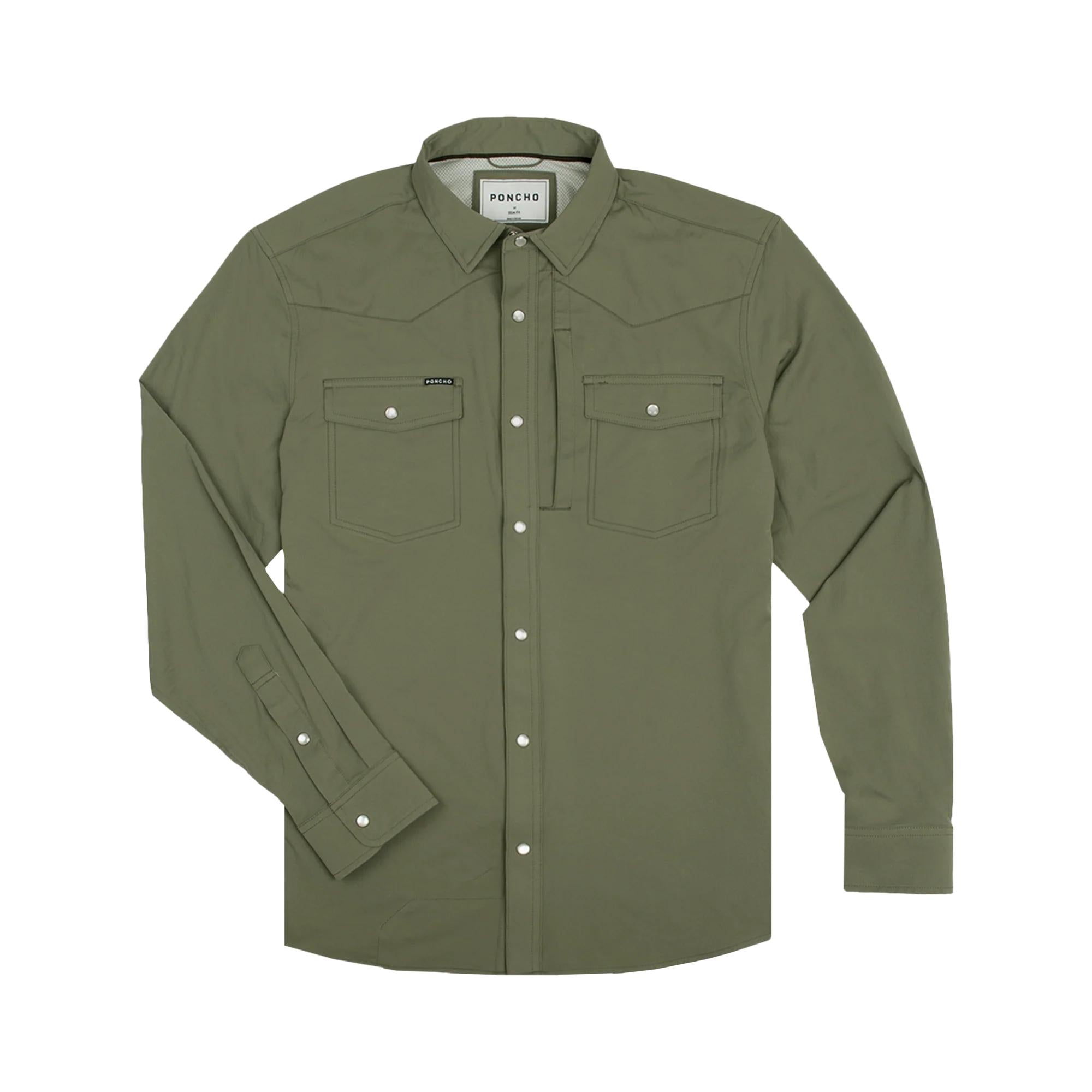 Poncho The Brazos Western Long Sleeve Shirt – Kevin's Fine Outdoor Gear ...